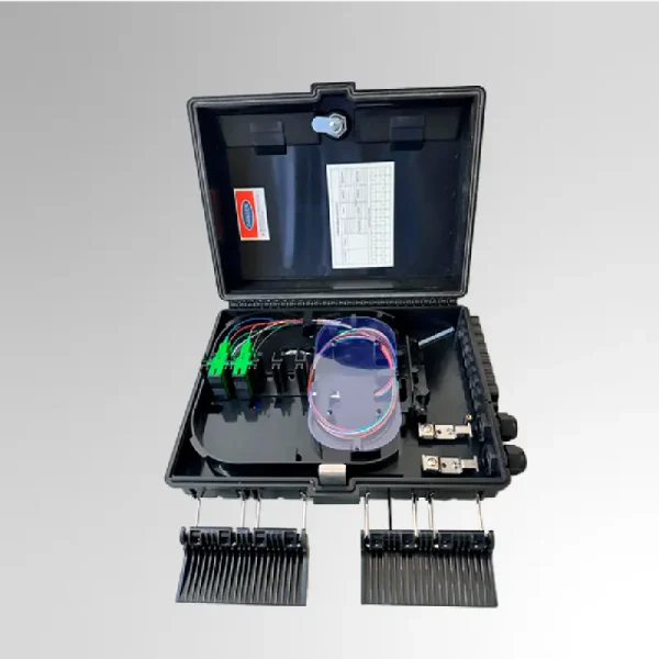 CAJA NAP TIPO LIBRO 1X16 CON SPLITTER 1X8 - Inkacyber